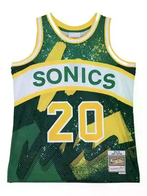 Mitchell & Ness Nba Seattle Supersonics 94 Gary Payton Hyper Hoops Swingman Jersey