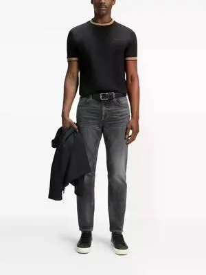 BOSS Contrast-trimmed T-shirt