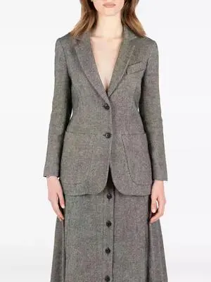 SOCIETE ANONYME Herringbone-pattern Jacket