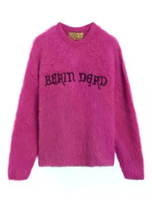 BRAIN DEAD Logo-embroidered Jumper