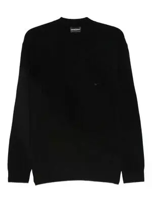 Emporio Armani Ribbed Crew-neck Sweater