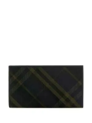 Burberry Check-pattern Wallet - Brown