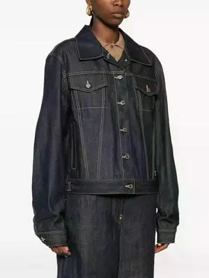Prada Triangle Logo Denim Jacket