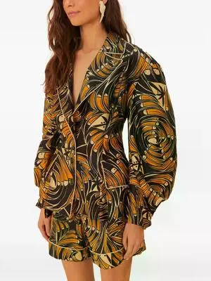 Farm Rio Graphic-print Oversized Jacket