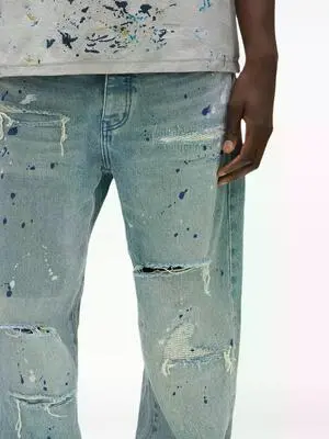 PURPLE BRAND P011 Patch Repair Jeans