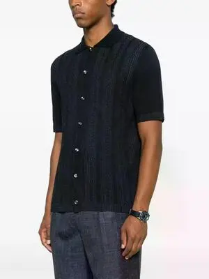 Agnona Silk-blend Shirt - Blue