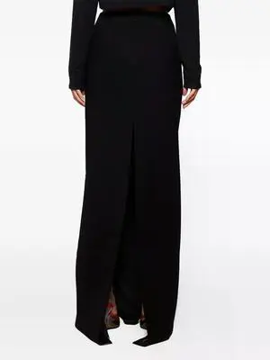 MONOT High-waisted Column Maxi Skirt