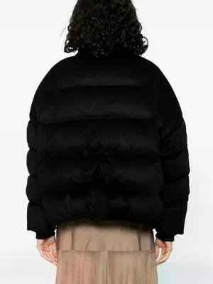 Soft Goat High-neck Puffer Jacket
