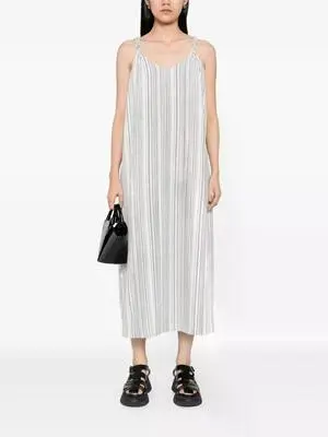 B+AB Striped Midi Dress