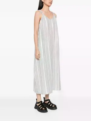 B+AB Striped Midi Dress