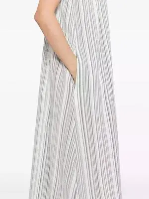 B+AB Striped Midi Dress