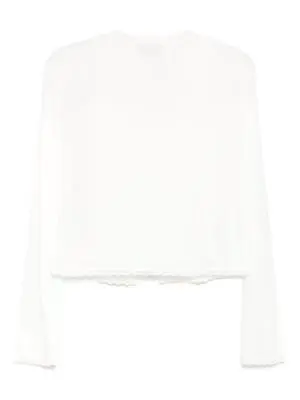 TOUT A COUP Lace-trim Cardigan Top