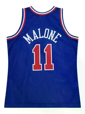 Mitchell & Ness Nba Karl Malone 1992 All Star West Jersey Top - Blue