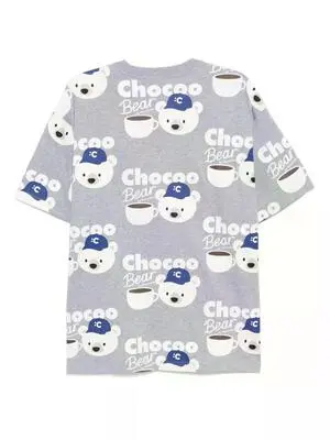 CHOCOOLATE Graphic-print T-shirt - Grey