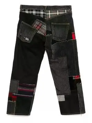 Junya Watanabe Patchwork Cropped Jeans
