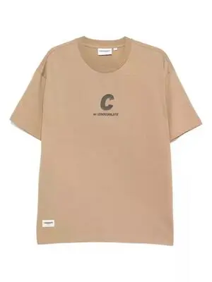 CHOCOOLATE Logo-print T-shirt - Neutrals