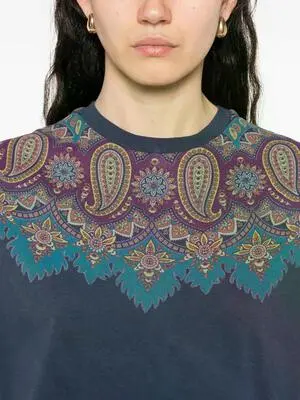 Etro Paisley-print Cotton T-shirt
