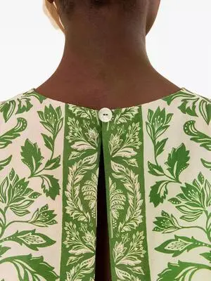Farm Rio Delicate Tapestry-print Top