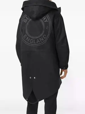 Burberry Logo-print Parka Coat