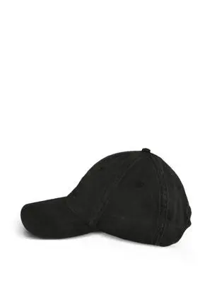 Stone Island Logo-embroidered Baseball Cap - Black