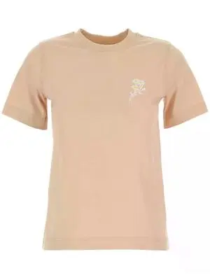 Burberry Floral-print T-shirt - Orange