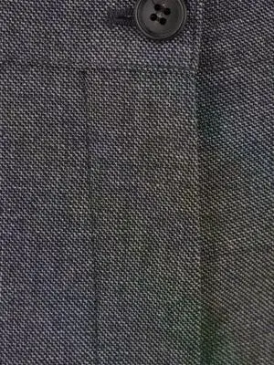 Prada Mid-rise Wool Tailored Trousers - Grey