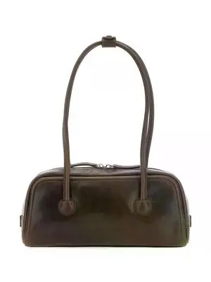 MARGESHERWOOD Soft Pull-up Leather Shoulder Bag - Brown