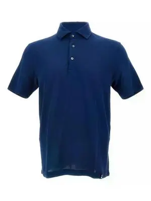 DRUMOHR Cotton Polo Shirt - Blue