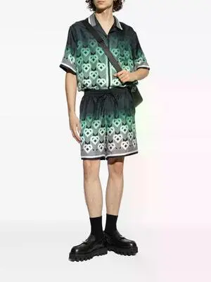 Casablanca Monogram Gradient Silk Shirt