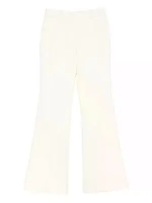 Ermanno Scervino Virgin Wool Wide Leg Trousers
