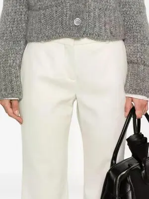 Ermanno Scervino Virgin Wool Wide Leg Trousers