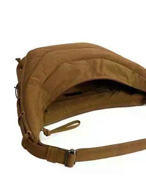 LEMAIRE Quilted Lace-up Shoulder Bag - Brown