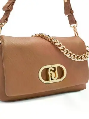 Liu Jo Logo-plaque Chain-strap Shoulder Bag - Brown