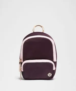 Lululemon Everywhere Backpack Nano - Goodnight Plum/black Plum/blissful Pink/gold