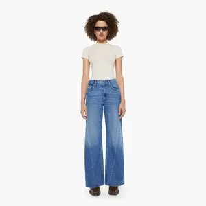 MOTHER Snacks! The Lemon Twist Rolling In Dough Jeans - Blue