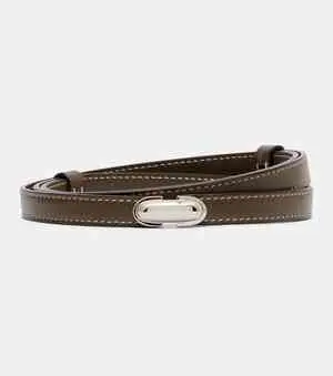 Savette Symmetry Leather Belt - Brown