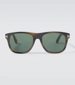 TOM FORD Marlon Square Sunglasses - Brown