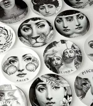 FORNASETTI Tema E Variazioni N.352 Leo Wall Plate