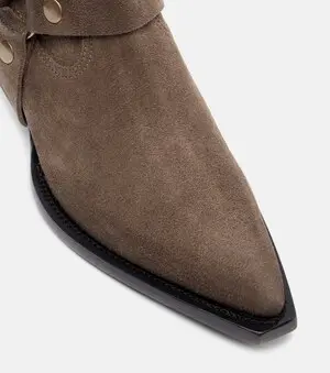 GOLDEN GOOSE Debbie 45 Suede Ankle Boots - Brown