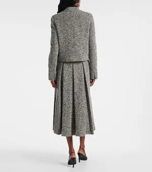 Max Mara Donald Cotton And Wool-blend Jacket