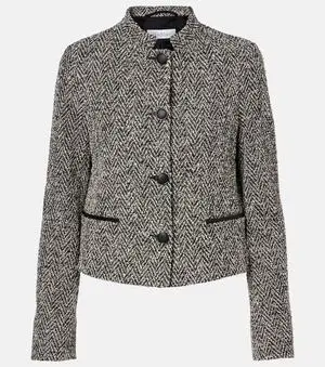 Max Mara Donald Cotton And Wool-blend Jacket