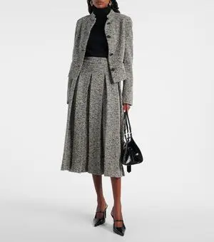 Max Mara Donald Cotton And Wool-blend Jacket
