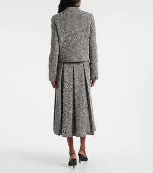 Max Mara Donald Cotton And Wool-blend Jacket