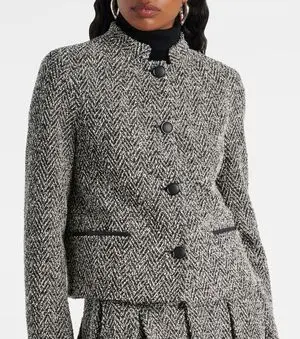 Max Mara Donald Cotton And Wool-blend Jacket