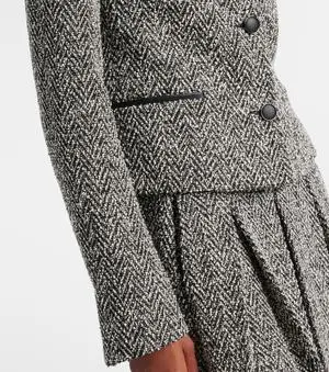 Max Mara Donald Cotton And Wool-blend Jacket