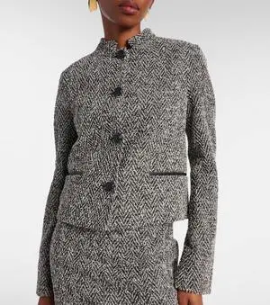 Max Mara Donald Cotton And Wool-blend Jacket