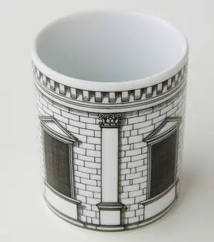 FORNASETTI Architettura Pen Pot - Multicoloured