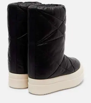 Rick Owens Mega Bumper Lunar Leather Boots