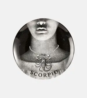 FORNASETTI Tema E Variazioni N.355 Scorpio Wall Plate - Black
