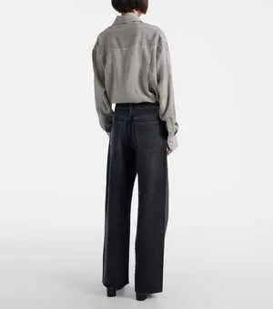 AGOLDE Low Slung Baggy Wide-leg Jeans - Black